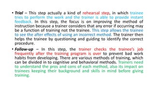 Training and Development - J.Mexon | PPTX