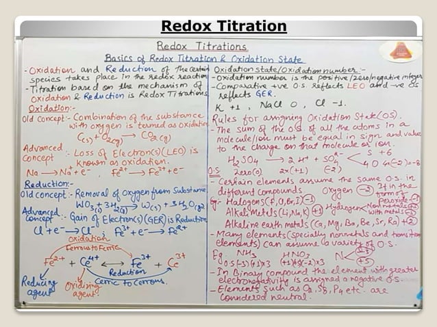 Unit 4 (Redox Titration)ppt analysis 1st sem | PPTX