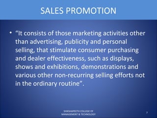 Salesmanship and sales promotion | PPT