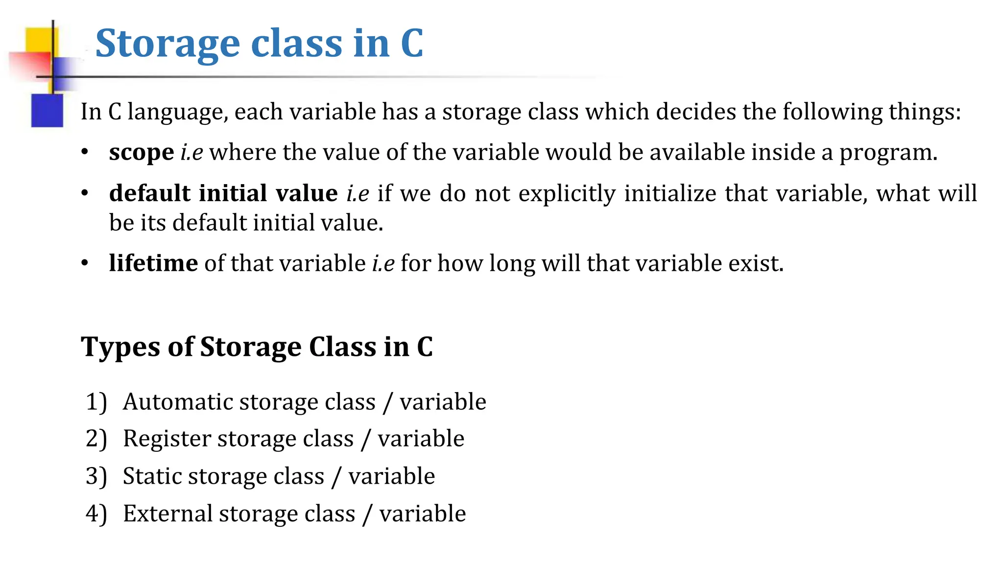 Unit-4 (Scope Rules and Arrays).pptx for | PPT