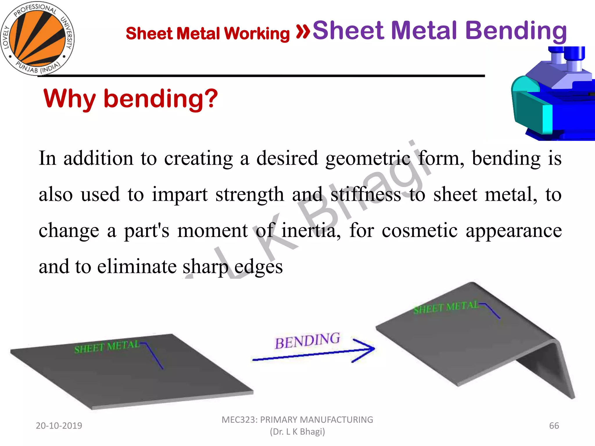 Sheet metal operations part 1 | PDF