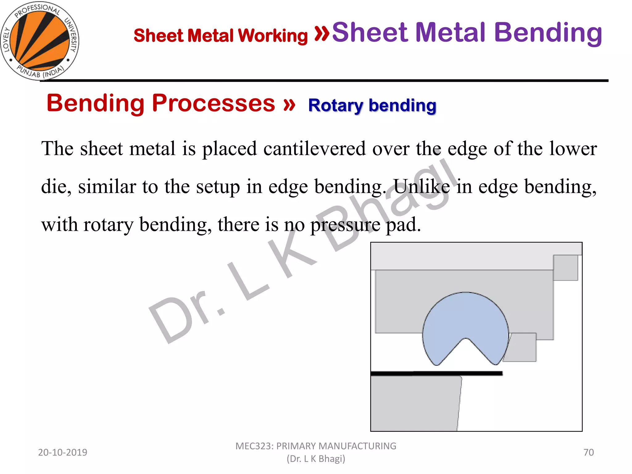 Sheet metal operations part 1 | PDF
