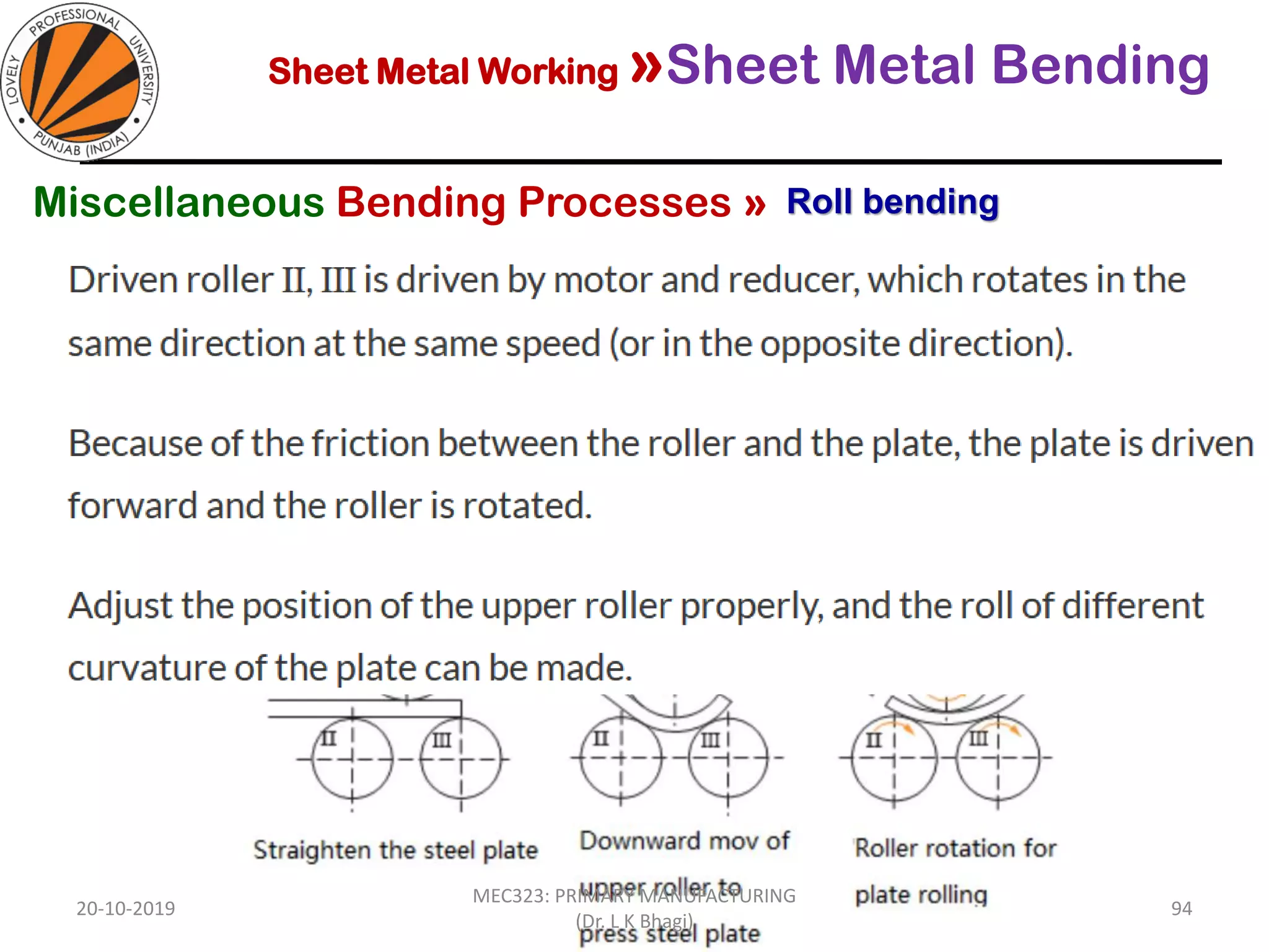 Sheet metal operations part 1 | PDF