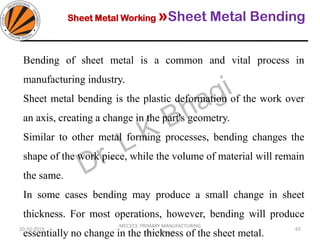 Sheet metal operations part 1 | PDF