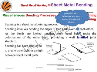 Sheet metal operations part 1 | PDF