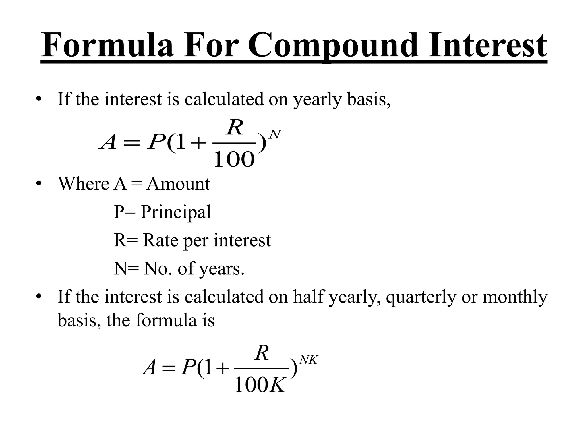 Unit 4 simple and compound interest | PPTX