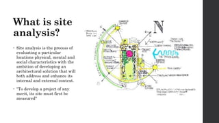 Site Analysis and site considerations doe architecture students.pptx