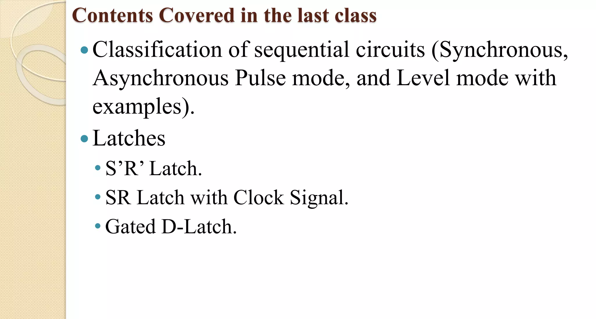 unit-4 (STLD) Lecture2.pptx | Consumer Electronics | Technology & Computing