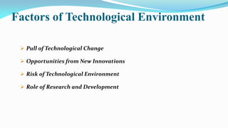 Natural and Technological Environment | PDF