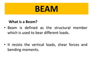 Unit 4 transverse loading on beams and stresses in beams | PPTX