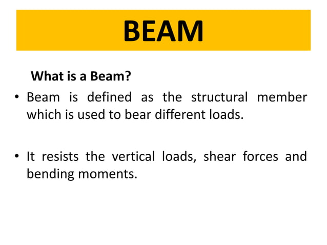Unit 4 transverse loading on beams and stresses in beams | PPTX ...