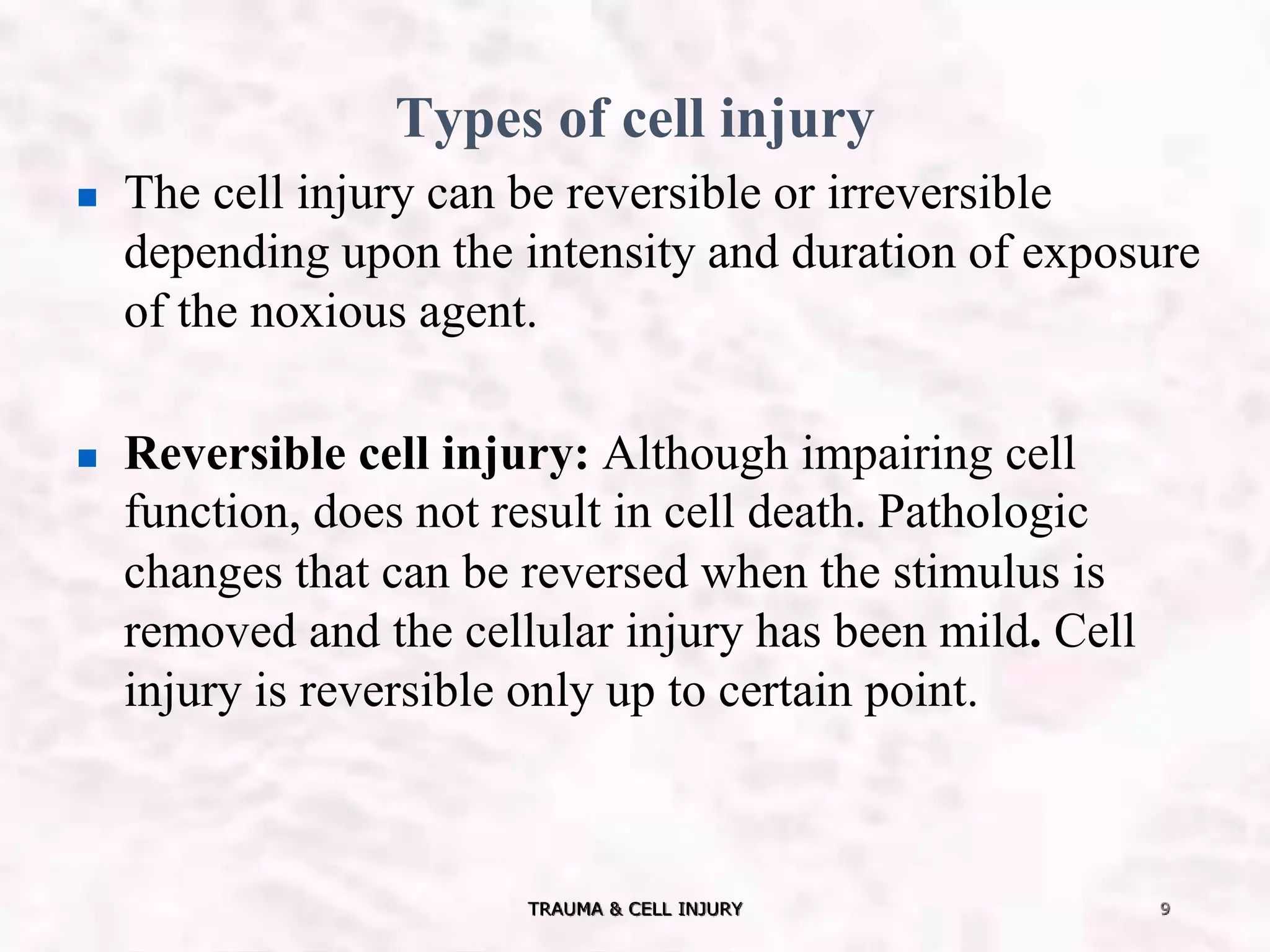 UNIT-4 TRAUMA AND CELL INJURY.pptx