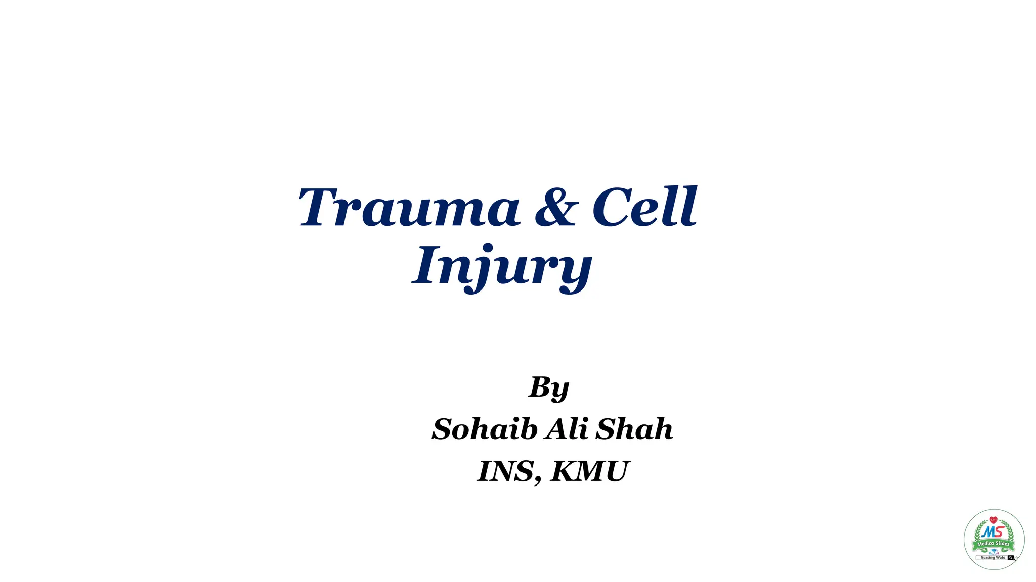 Unit-4 Trauma and Cell Injury pathophysiology.pptx