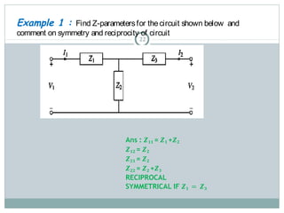 Unit 4 twoportnetwork | PPT