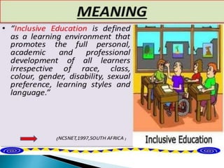 UNDERSTANDING INCLUSIVE EDUCATION | PPTX