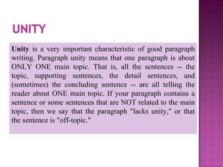 unity&coherence | PPT