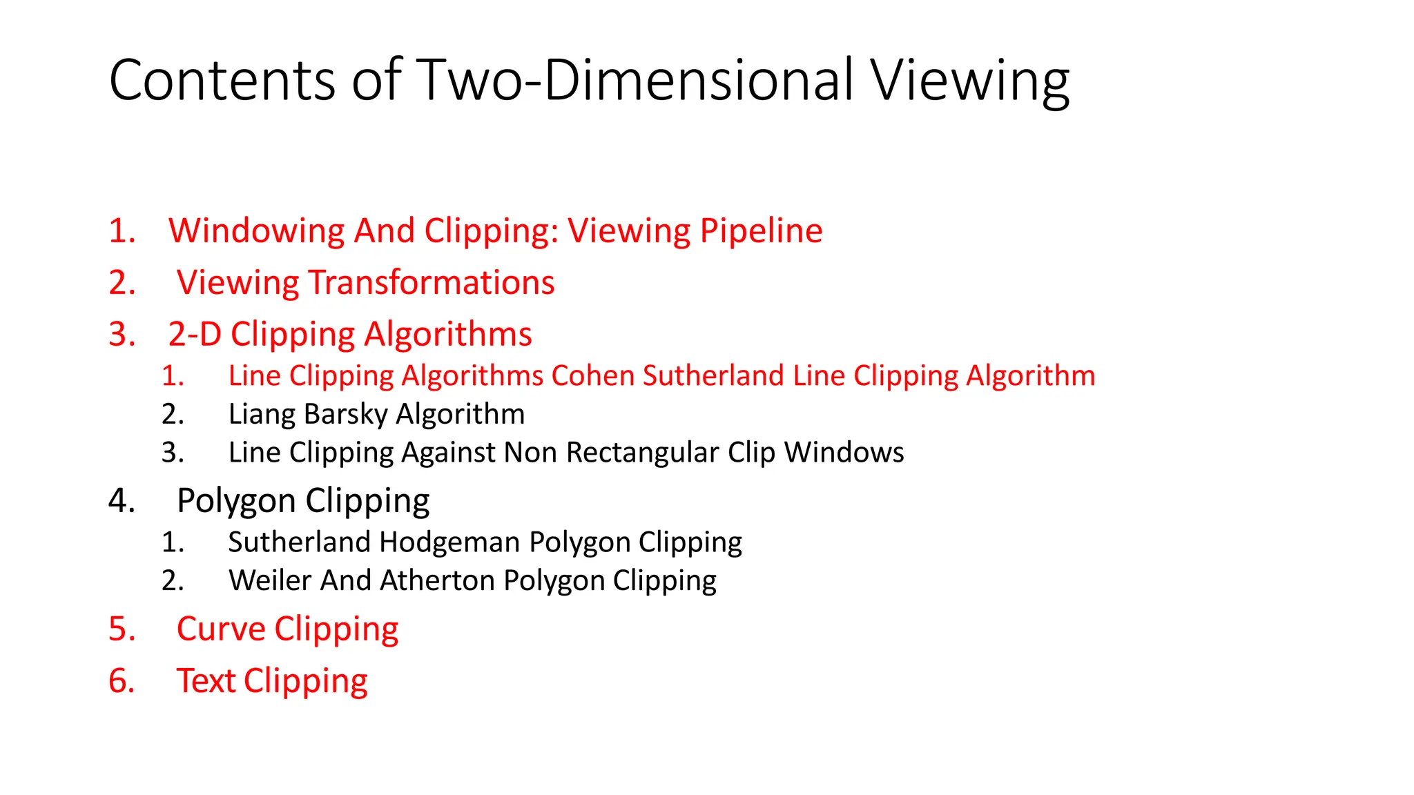 Computer Graphics - Windowing and Clipping | PPTX