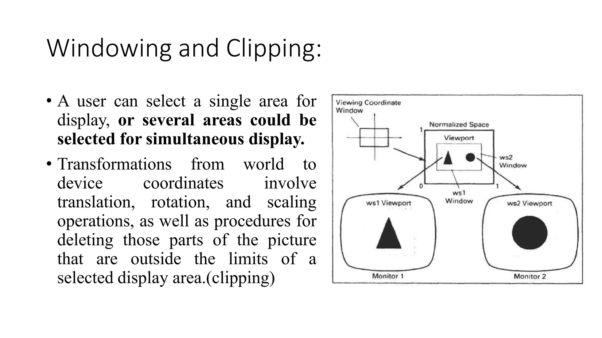 Computer Graphics - Windowing and Clipping | PPTX
