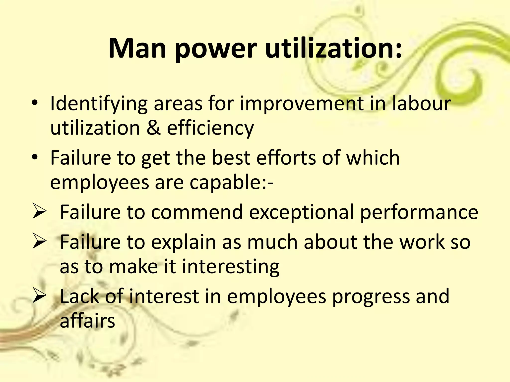 man power utilization in hrp | PPTX