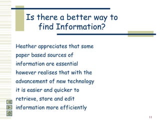 Unit 5 - Sources of Information | PPT