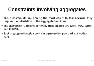 Distributed DBMS - Unit 5 - Semantic Data Control | PPT