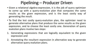 DBMS Unit 5-Query Processing & Query Optimization | PPT