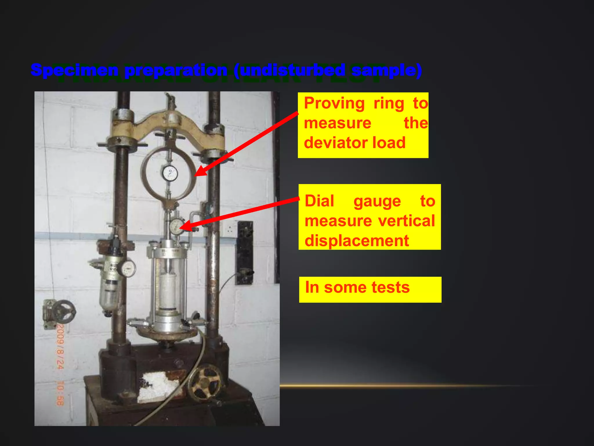 Shear strength of soil | PPTX