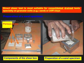 Shear strength of soil | PPTX