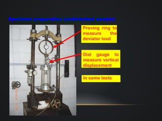 Shear strength of soil | PPTX