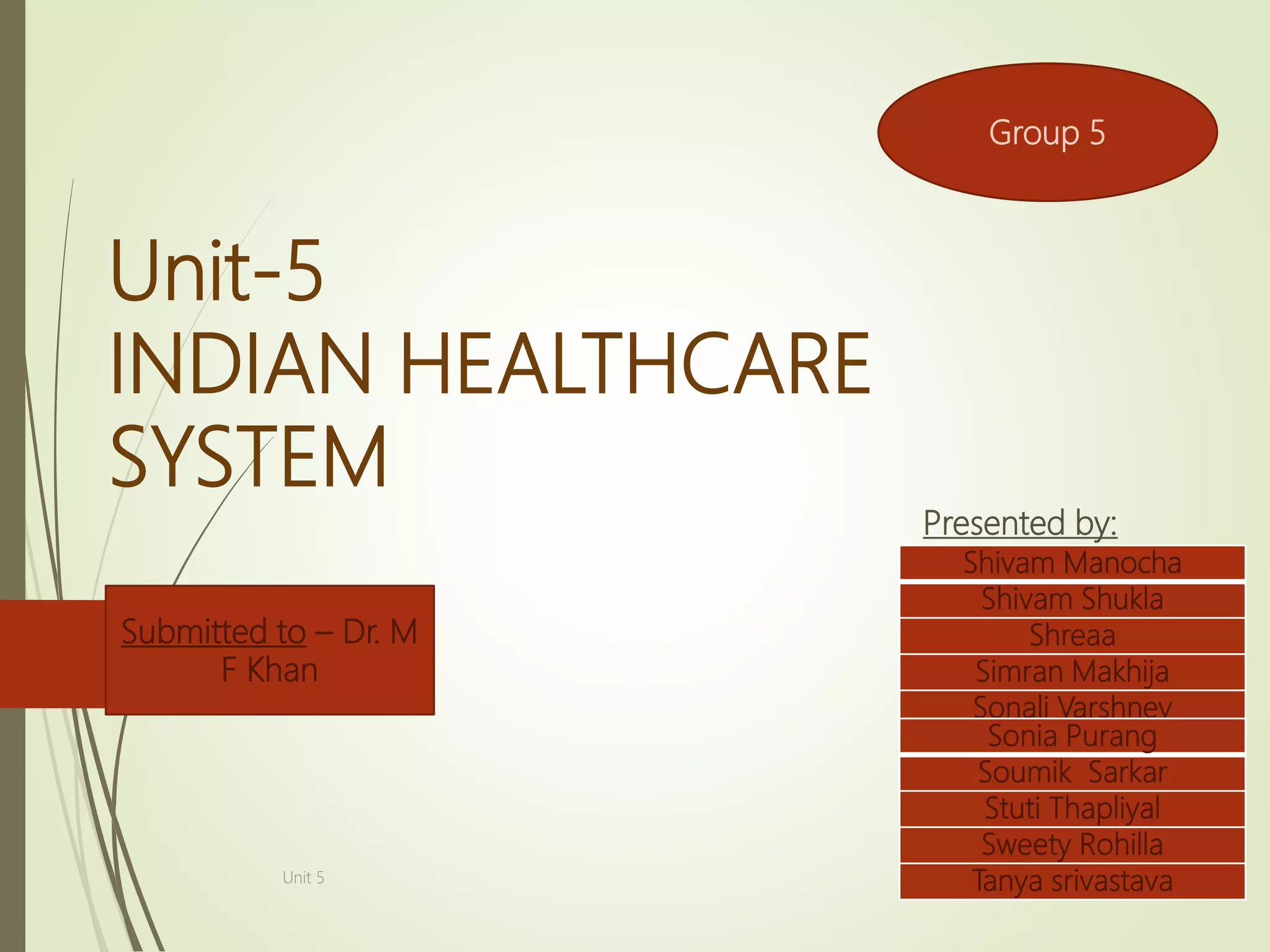 Indian Health Care System | PPTX