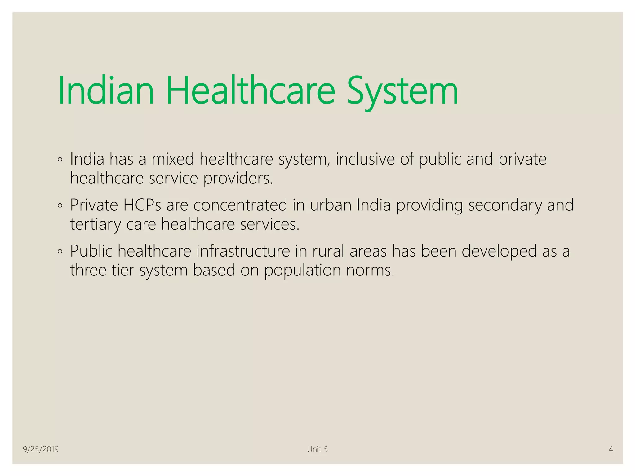 Indian Health Care System | PPTX