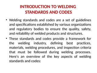 Welding Defects and Weldability standard | PPTX