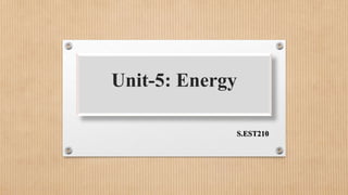Unit 5 | PPT