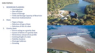 Unit -5 RESERVOIR PLANNING | PPTX