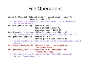 Char Drivers And Debugging Techniques | PPT