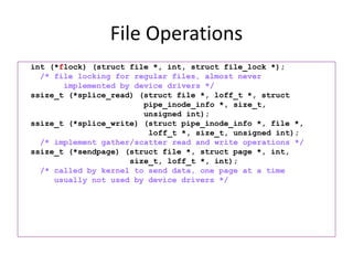 Char Drivers And Debugging Techniques | PPT