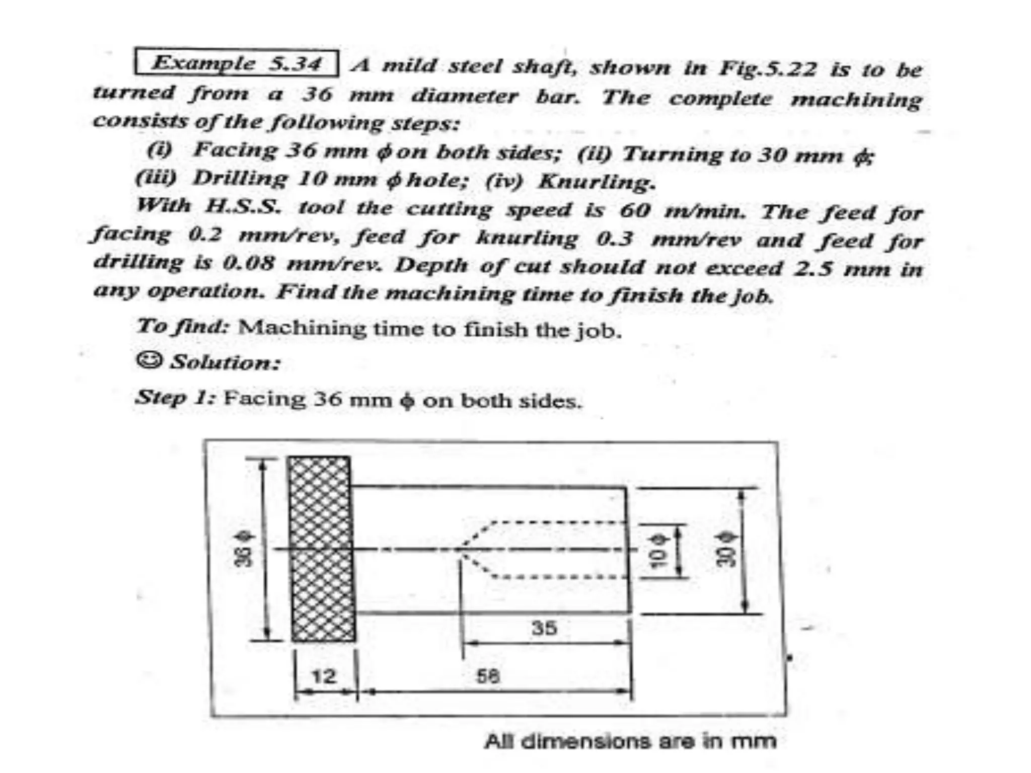 MACHINING TIME CALCULATION | PPTX