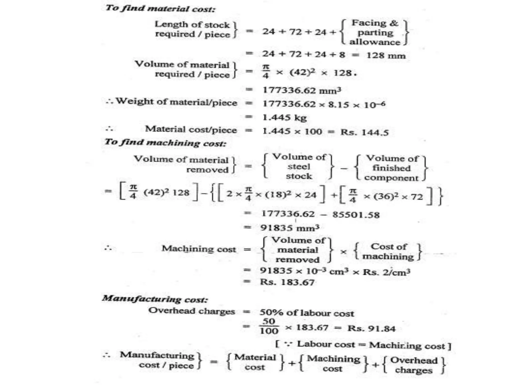 MACHINING TIME CALCULATION | PPTX