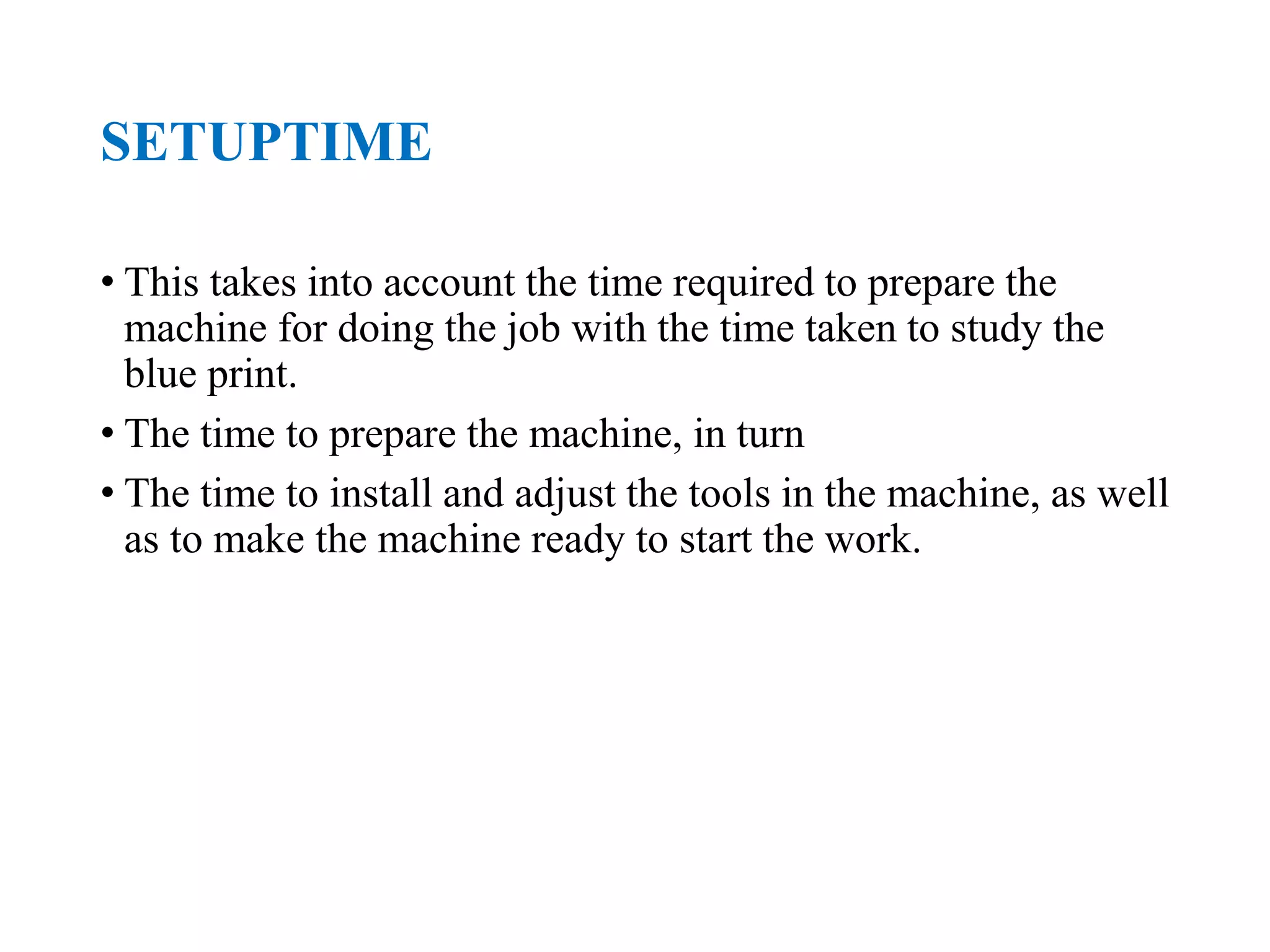 MACHINING TIME CALCULATION | PPTX