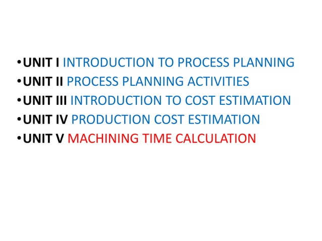 MACHINING TIME CALCULATION | PPTX