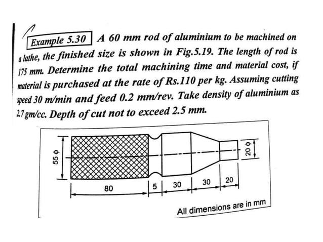 MACHINING TIME CALCULATION | PPTX