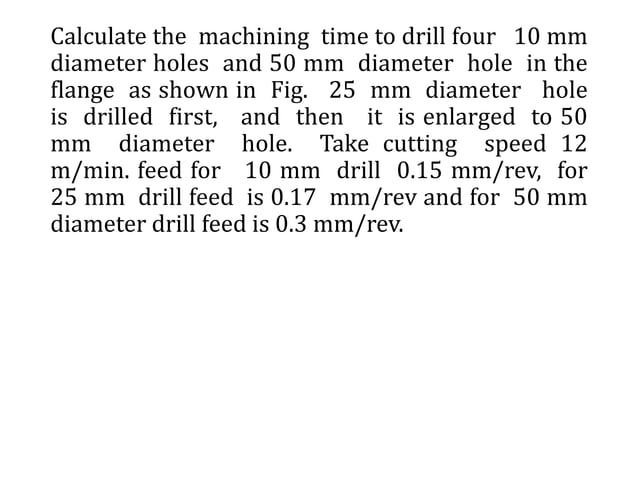 MACHINING TIME CALCULATION | PPTX