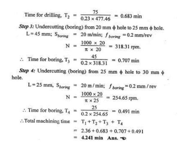 MACHINING TIME CALCULATION | PPTX