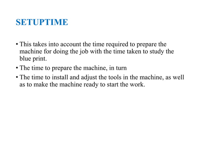 MACHINING TIME CALCULATION | PPTX