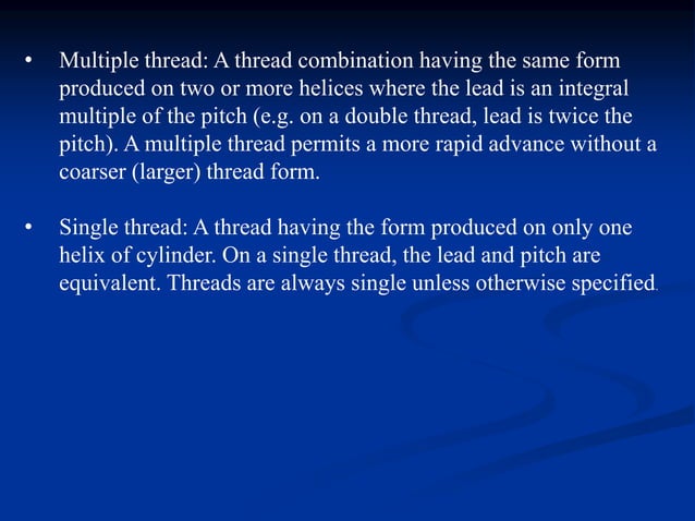 Screw thread measurement | PPT | Needlework | Arts and Crafts