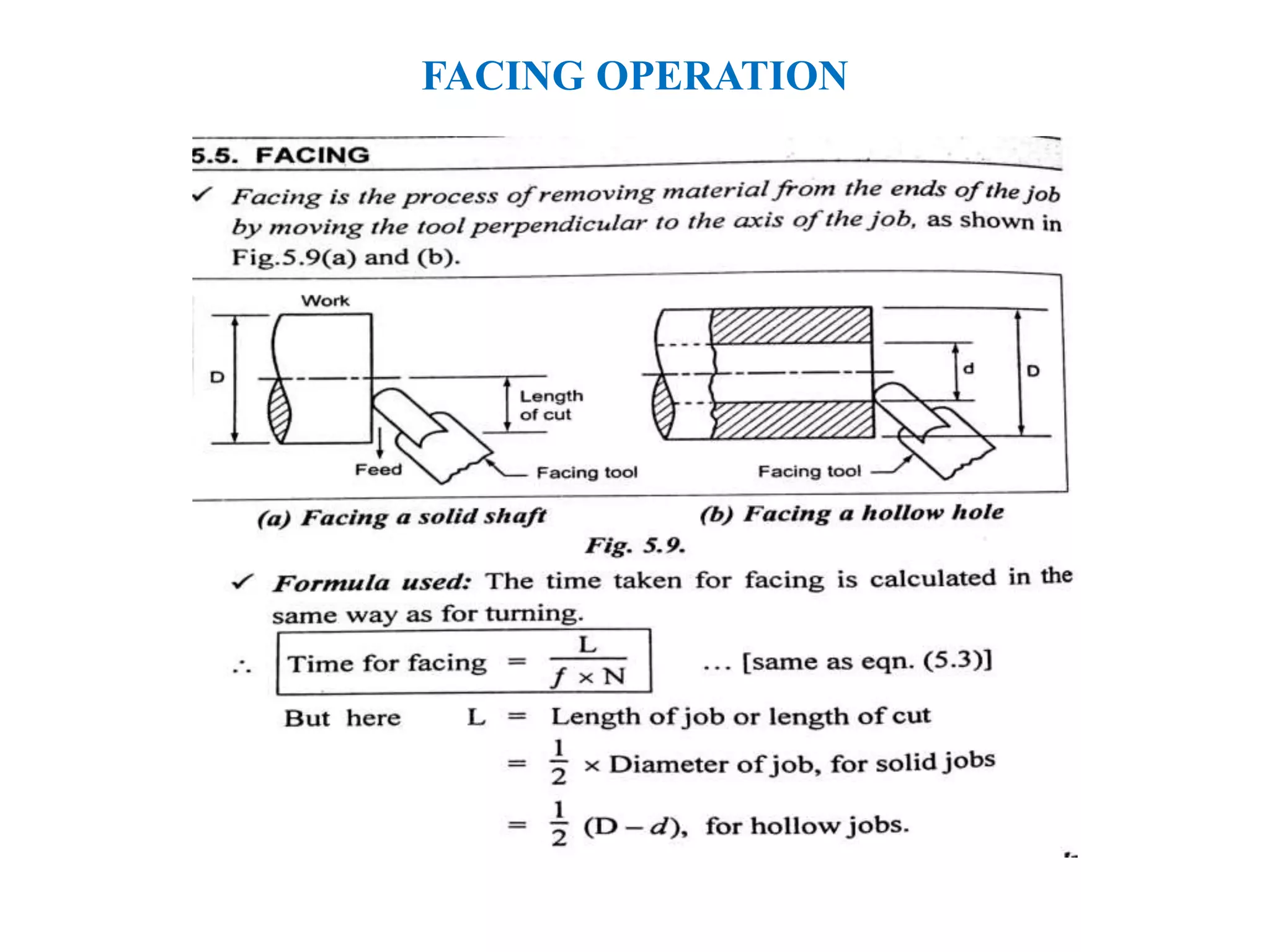 MACHINING TIME CALCULATION | PPTX