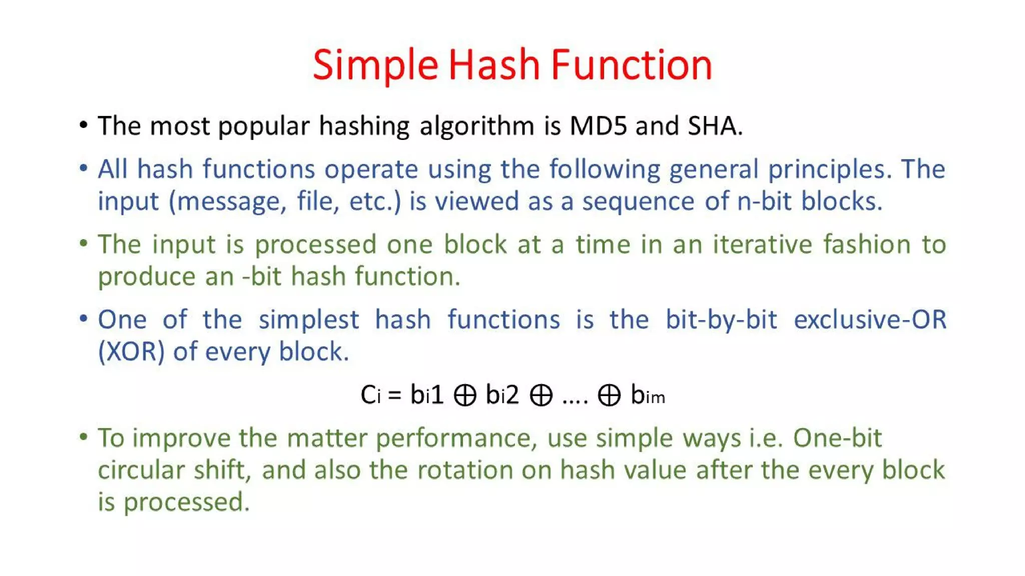 CNS - Unit - 5 - Cryptographic Hash Functions | PDF | Computing | Technology & Computing