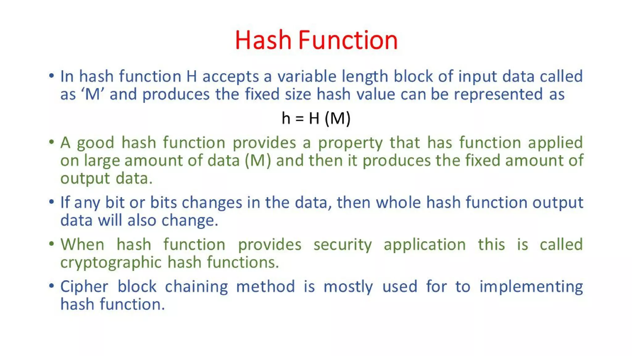 CNS - Unit - 5 - Cryptographic Hash Functions | PDF | Computing | Technology & Computing
