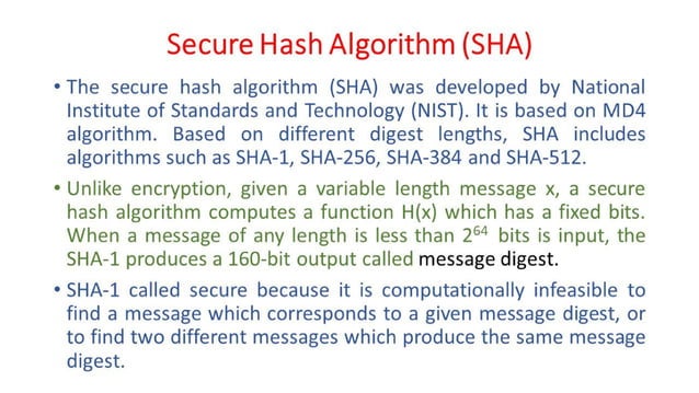CNS - Unit - 5 - Cryptographic Hash Functions | PDF | Computing ...