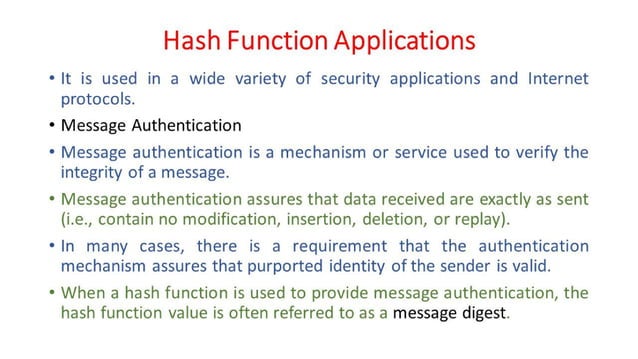 CNS - Unit - 5 - Cryptographic Hash Functions | PDF | Computing | Technology & Computing